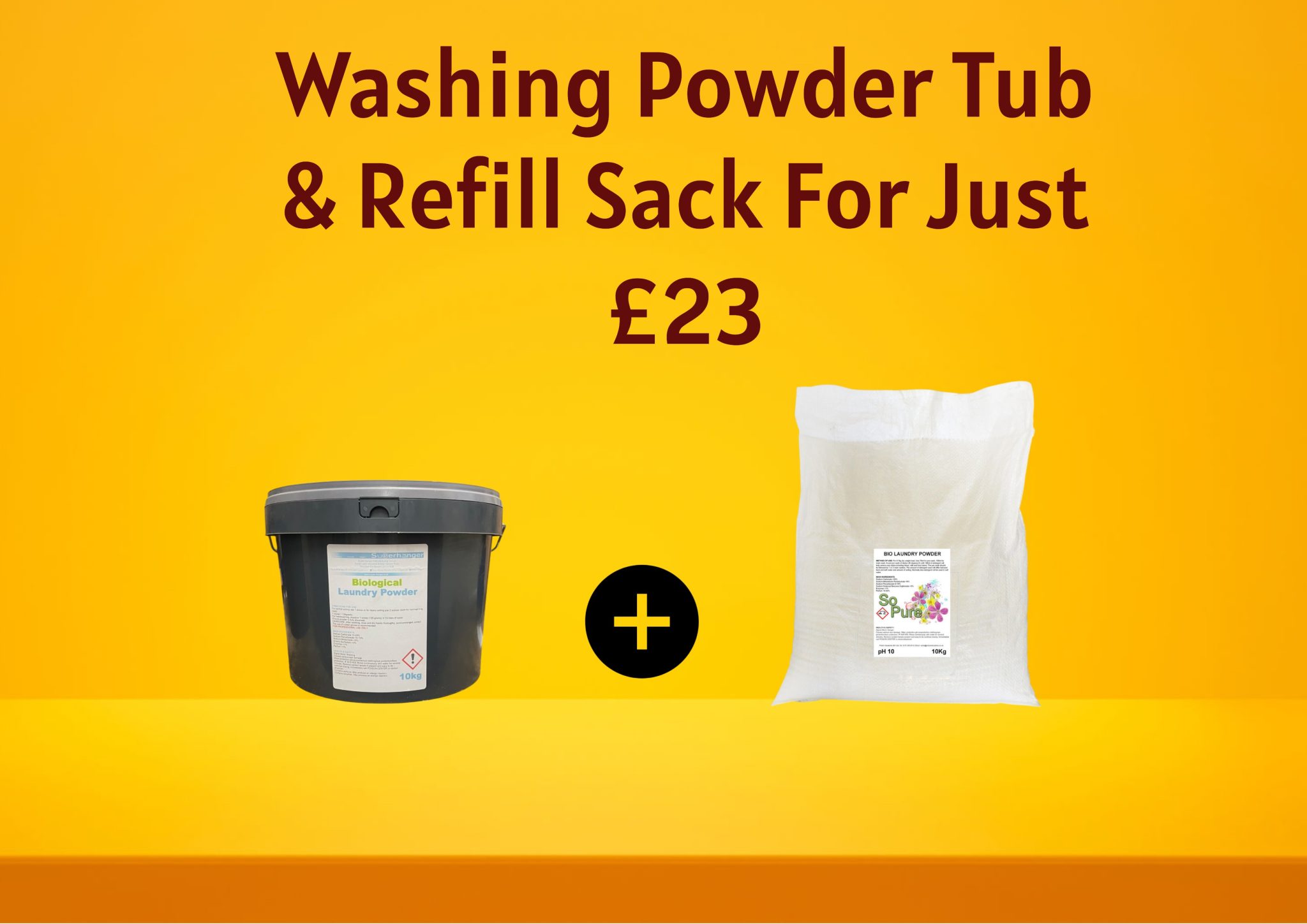 Washing Powder Tub & Refill 10KG **Special** | Super Hanger ...